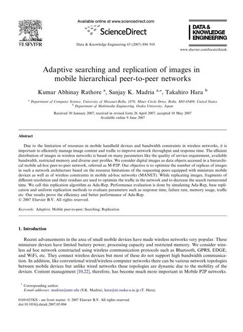 pdf adaptive searching and replication of images in mobile
