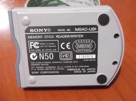 Memory Stick Reader Writer Msac Us1 Sony 150 00 En Mercado Libre