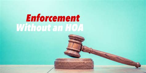 Ccandr Enforcement Without An Hoa Ccandr Enforcement Without An Hoa