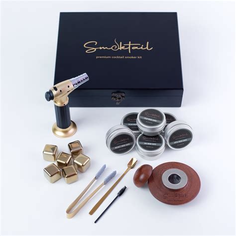 Cocktail Smoker Kit By Smoktail Gold Luxury Edition For Infusing