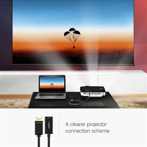 สายแปลง Ugreen Displayport Dp Male To Hdmi Female Cable