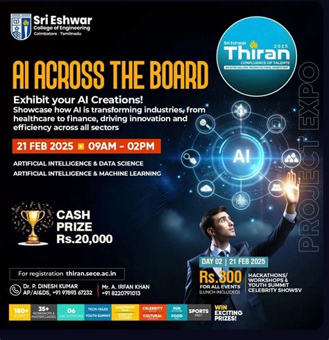 Sece Department Of Cse Ai Ml On Linkedin Thiran2025 Ai