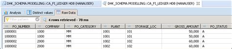 Sap Hana 计算视图教程