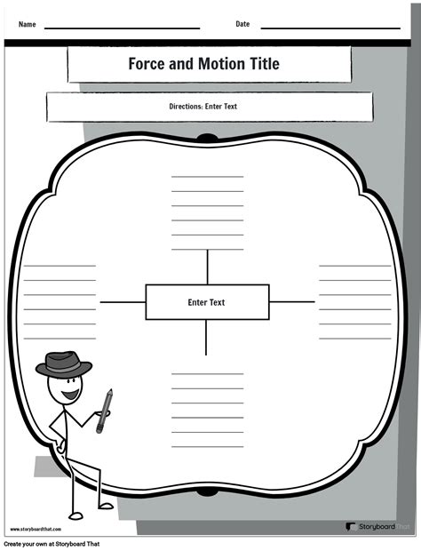Force And Motion Worksheets Create With Storyboard That