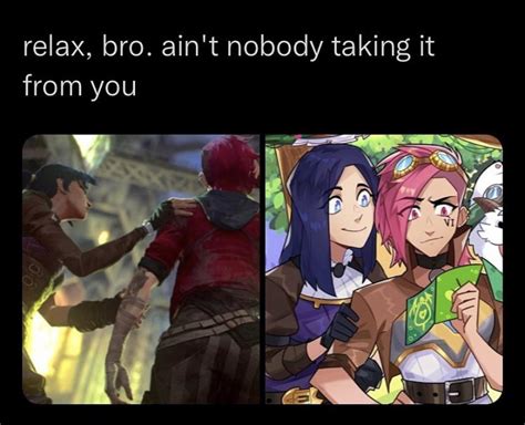 No Spoilers Cait Is Just Making Sure Her Vi Is With Her At All Times