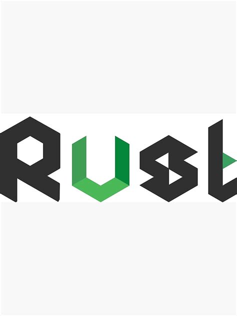 Rustjs Rust And Nodejs Crossover Logo Photographic Print By
