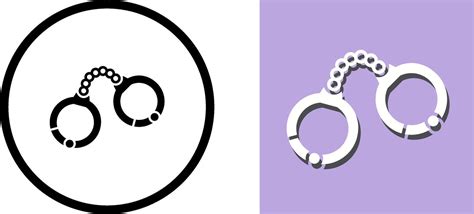 Handcuffs Icon Design Vector Art At Vecteezy