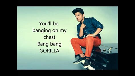 Bruno Mars Gorilla Chords Chordify