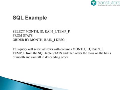 Sql Computer Science Ppt
