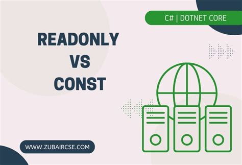 What Are The Differences Between Readonly And Const Mohammad Zubair