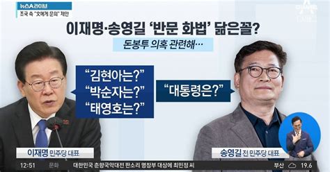 송영길 “尹 대통령은요”이재명 닮은 ‘반문 화법