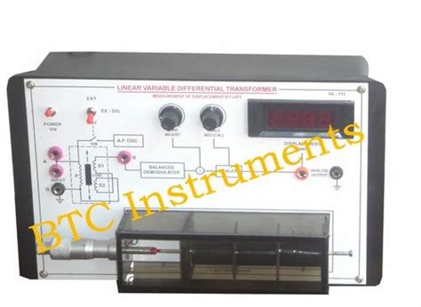Displacement Measurement Using LVDT Trainer KIT At 9500 Piece LVDT