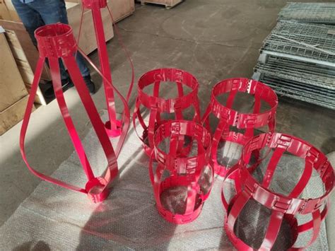 Api 10d Hinged Casing Centralizers For Oil Casing Cementing Aluminium