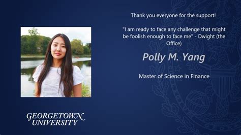 Polly Yang On Linkedin Georgetownmsf Hoyasaxa 46 Comments