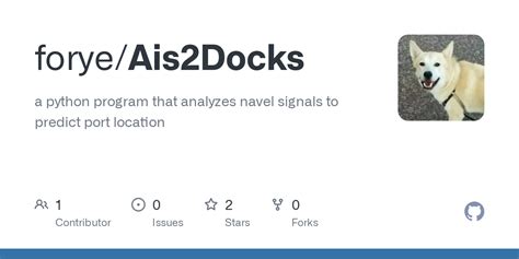 GitHub Forye Ais Docks A Python Program That Analyzes Navel Signals To Predict Port Location