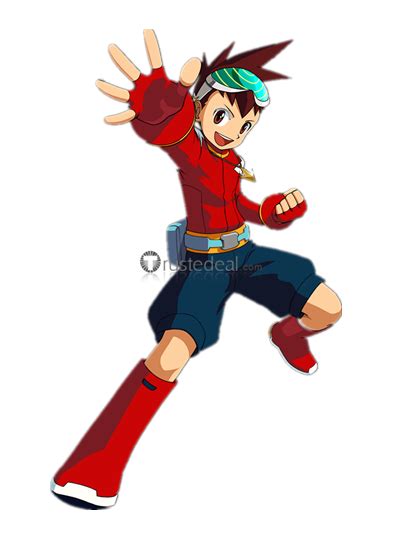 Mega Man Star Force Sonia Strumm Misora Hibiki Geo Stelar Cosplay Red