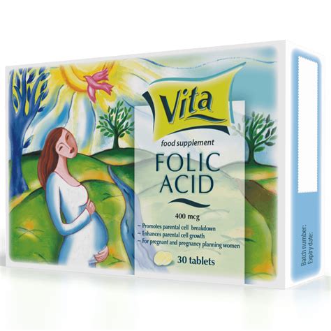 Folic Acid 400mcg Viên Uống Bổ Sung Acid Folic Nhập Khẩu Châu Âu