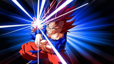 Goku Super Saiyan Blue Kaikan X Wallpapers Wallpaper Cave