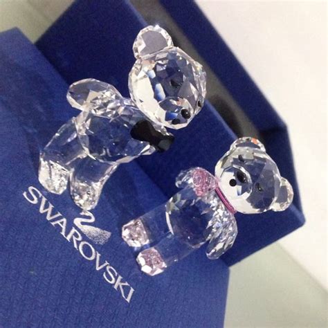 Reserved Bnib Swarovski Pair Kris Bears The First Kiss Luxury On