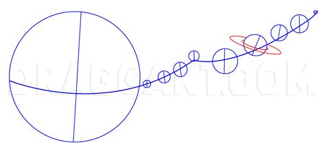 How To Draw The Solar System Drawing Step By Step By Dawn Dragoart