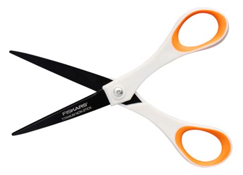 Fiskars Titanium Non-Stick Multi-Purpose Scissors (18cm) (1004720 ...