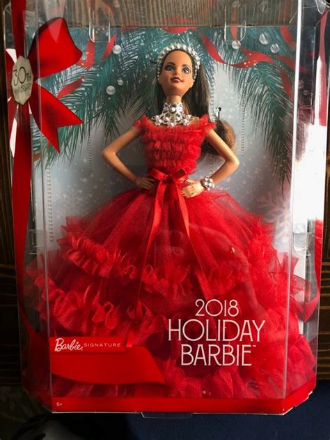 2018 Holiday Barbie Signature Doll Teresa Brunette 30th Anniversary