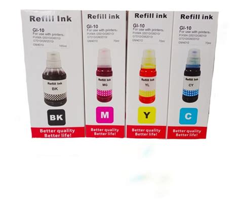 Tintas Canon Gen Ricas Kit Por Para G G G Cuotas