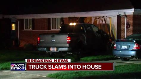 Truck Slams Into Home In Farmington Hills