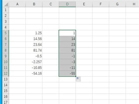 Int Using Excel