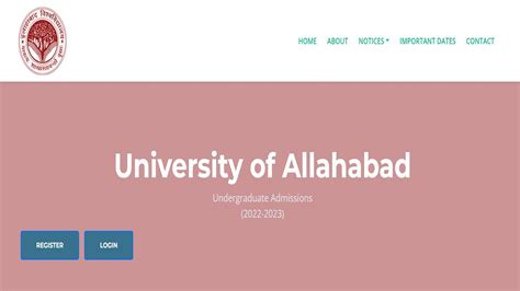 Allahabad University Ug Admission 2022 Registrations Begin At Allduniv