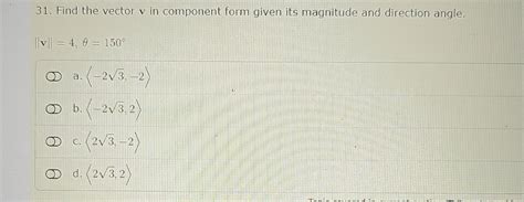 Solved Find The Unit Vector That Points In The Same Chegg Com