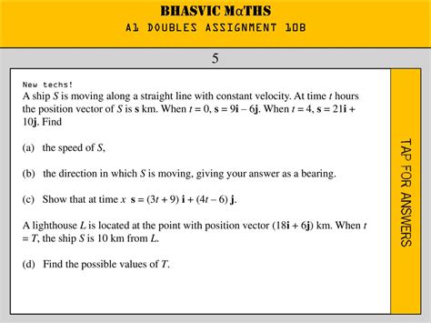 Bhasvic Mαths Skills 1 A1 Doubles Assignment 10b Ppt Download