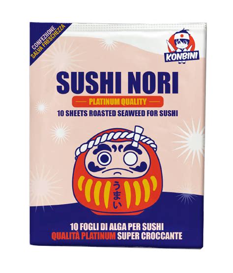 Sushi Nori Fogli Di Alghe Per Sushi • Konbini