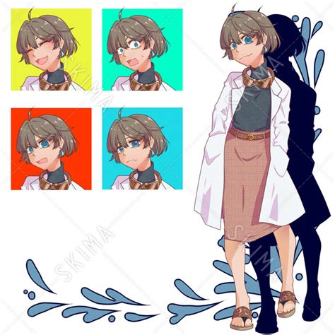 女性01（表情差分含め5枚） Skima（スキマ）