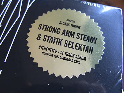 Now Shipping Strong Arm Steady And Statik Selektah Stereotype 2lp