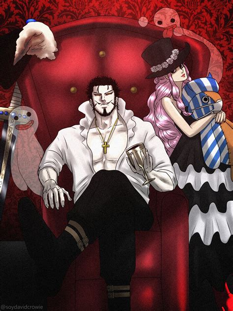 Mihawk And Perona By Soydavidcrowie On Deviantart