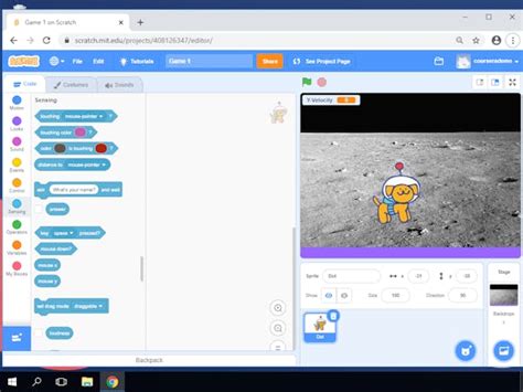 Introduction To Basic Game Development Using Scratch