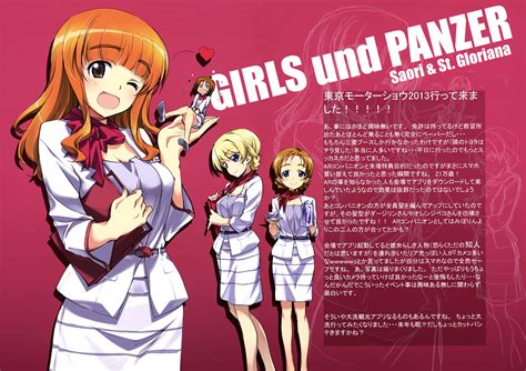 ガールズ＆パンツァー【ダージリン西住みほオレンジペコ武部沙織】倉嶋丈康 壁紙