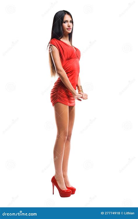 Slanke Jonge Schoonheid Stock Foto Image Of Lang Kleding 27774918