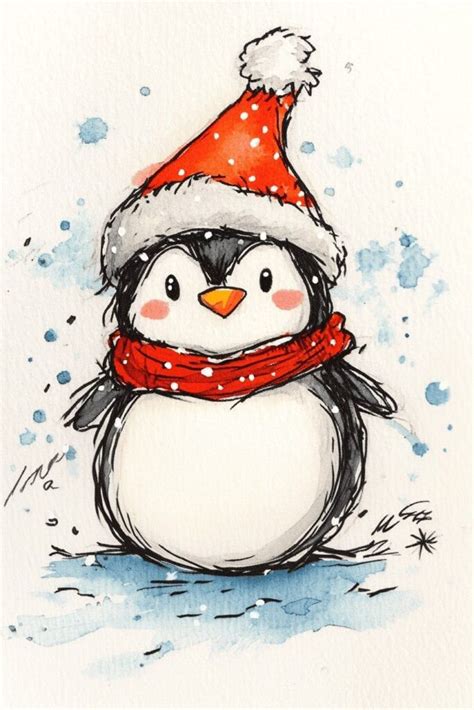 40 Cute Christmas Doodle Ideas You Will Adore Dessin De Noel Facile Dessin Noel Peintures De