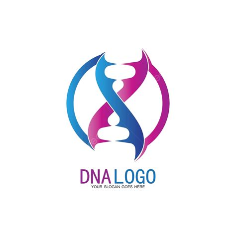 Dna 設計的彩色矢量標誌模板現代醫學實驗室科學與藥理學符號 向量 插图 化學 基因組向量圖案素材免費下載，png，eps和ai素材下載