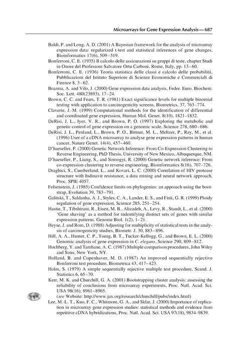 introduction to bioinformatics 234 microarrays for gene expression
