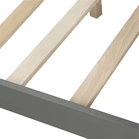 If 122g Grey Wooden Bunk Bed Twin Full Bunk Bed Hub