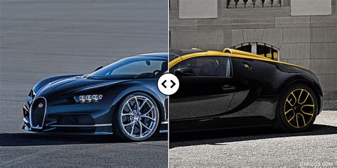 Bugatti Chiron Vs Veyron Gs Vitesse