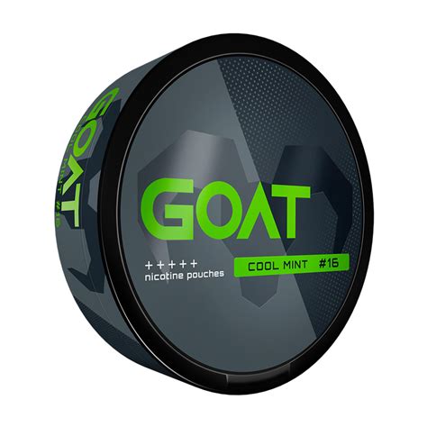 Goat Cool Mint 11mg Nicotine Pouches Nicpouchesdirect