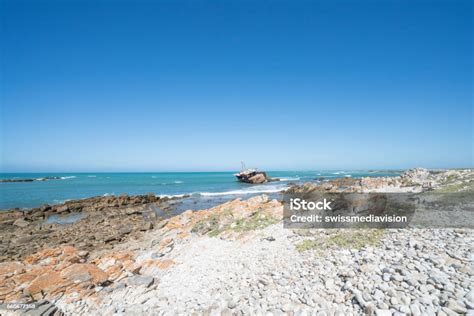 케이프 아굴라스 비치 아프리카의 Southermost 끝의 보기 0명에 대한 스톡 사진 및 기타 이미지 0명 경관 경외감