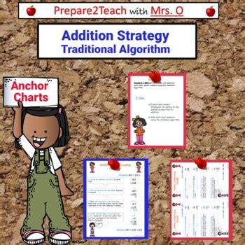 Addition With Regrouping Checklist Standard Algorithm Anchor Chart