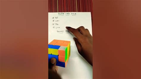 Rubix Cube Trick Rubikscube Tricks Puzzle Youtube
