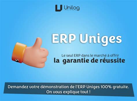 Demande Démonstration Erp Uniges Unilog Leader Des Erp Tunisie
