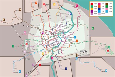 A Map Of The Metro System In China